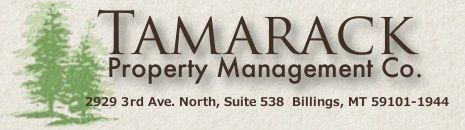 Tamarack Property Management Company :: Billings, MT Property Manager